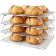 4 Tiers Bread Cooling Rack Sourdough, Collapsible Baking Rack for Oven ...