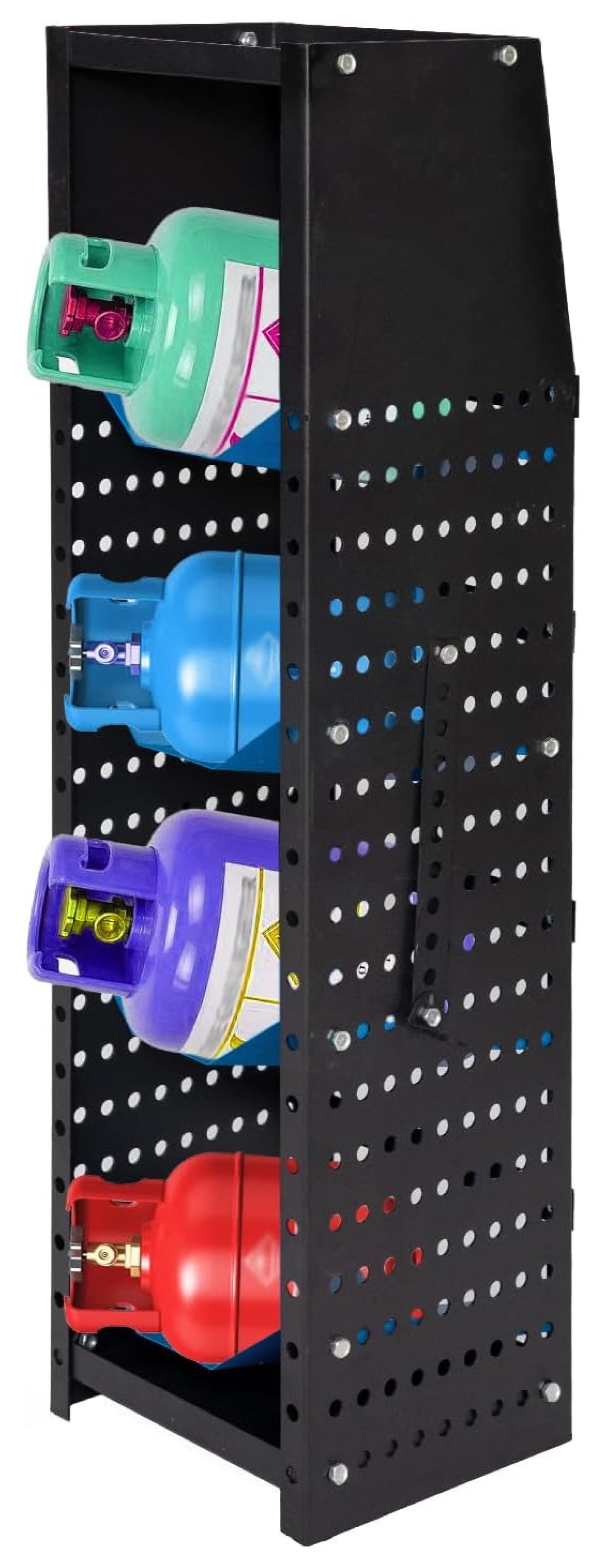 4 Tiers Refrigerant Rack, Sufficient Storage Holder, Heavy Duty Steel ...