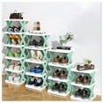 4 Tiers Vertical Shoe Rack, Entryway Narrow Slim Shoes Racks, Small ...