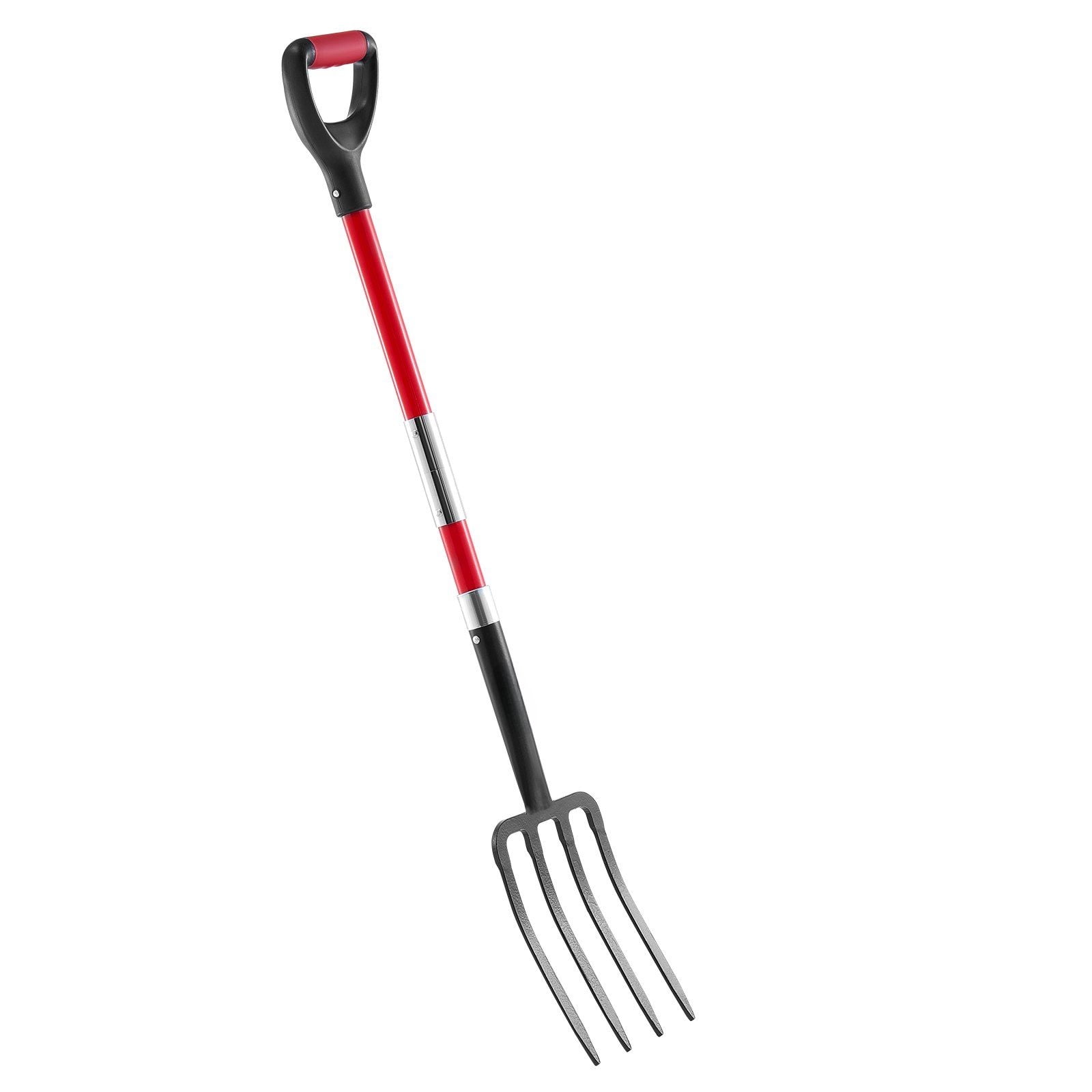 4-Tine Heavy Duty Digging Fork with 45 Inch Fiberglass Handle - Garden ...