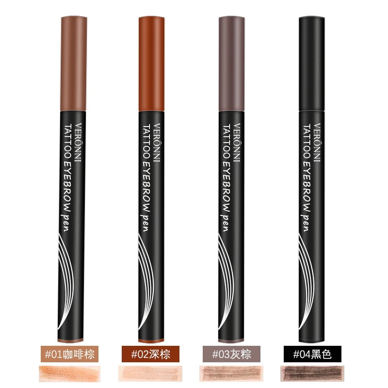 4 Tip Microblade Brow Pen, 2024 New Eyebrow Microblading Pen, Magic ...