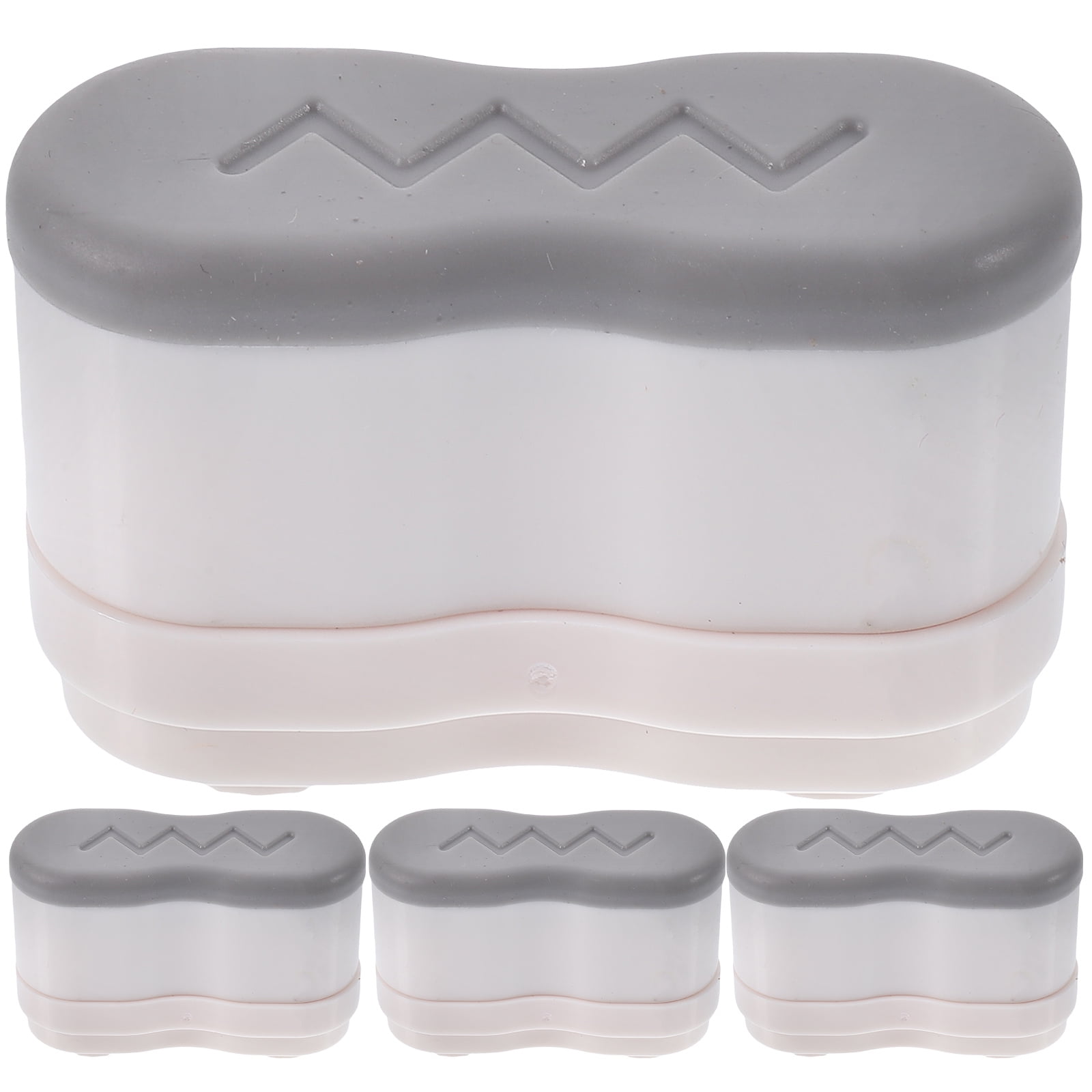 4 Toilet Plastic Seat Bumper Bumpers Stopper Pads Bidet Grey - Walmart.com