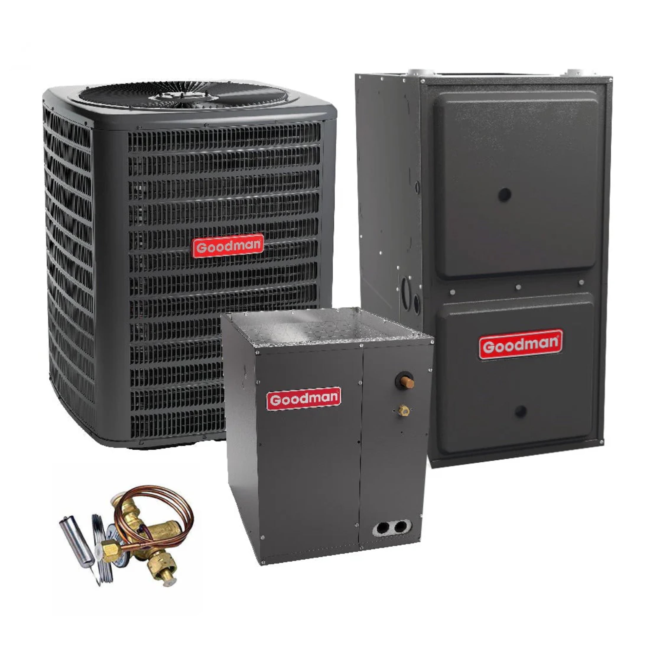 4 Ton 14 5 Seer2 Goodman Heat Pump Gszh504810 And 97 Afue 80 000 Btu