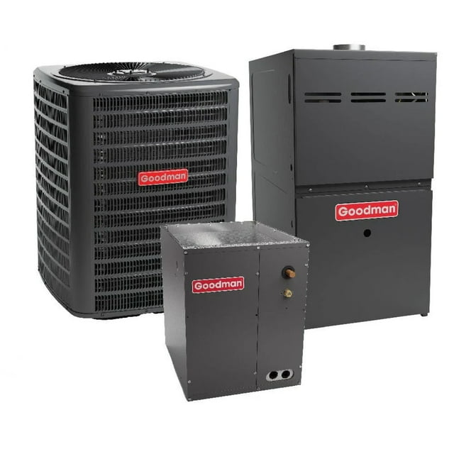 4 Ton 15 2 Seer2 Goodman Air Conditioner Gsxh504810 And 80 Afue 80 000