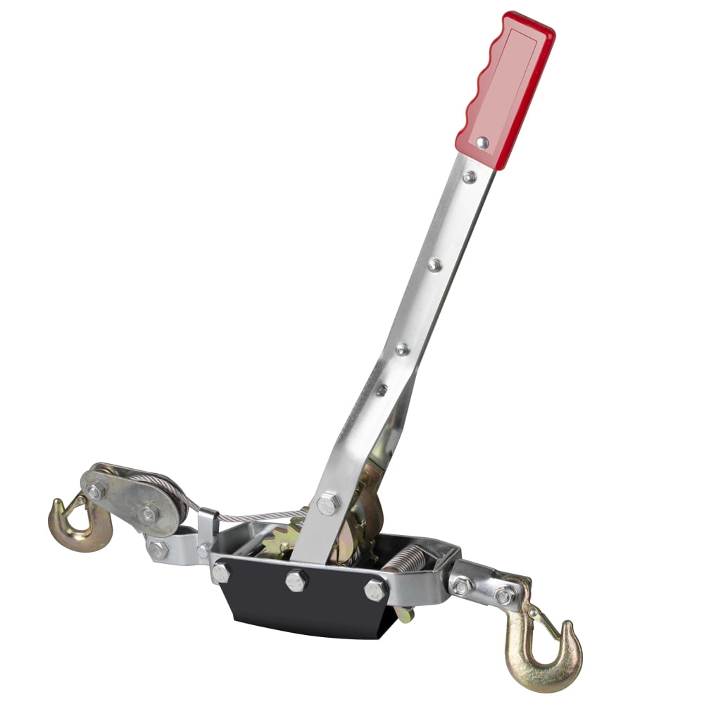 4 Ton 8000lb Hand Puller Cable Puller Pulling Hand Power Winch Hoist ...