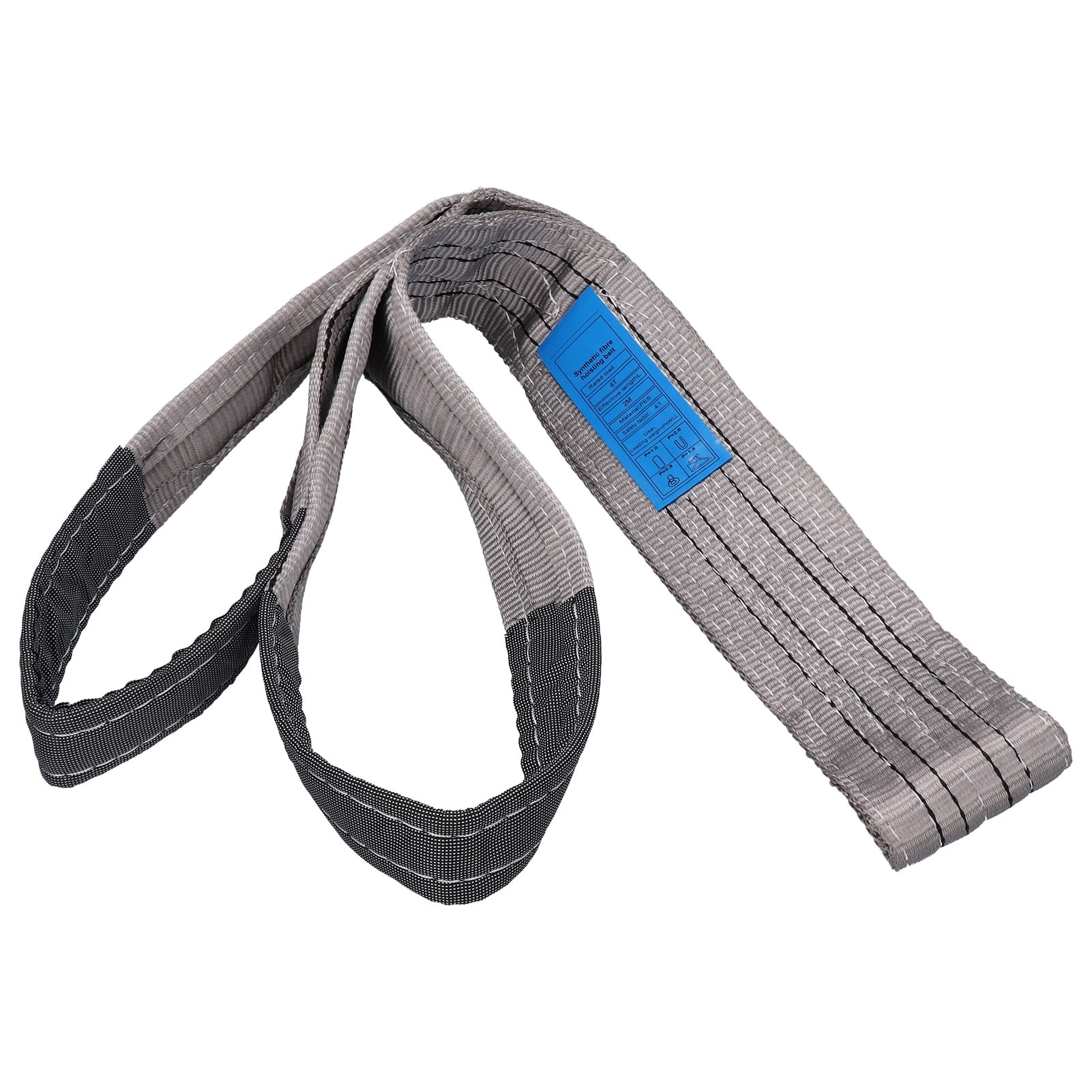 4-Ton Heavy Duty PES Webbing Sling Hoist, 3M/9.8ft, Enhanced Thickened ...