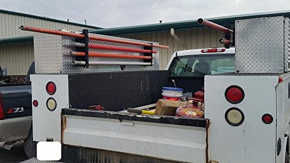 4-Tool Landscape Truck Rack for Shovels, Rakes, Seldge Hammer, Etc ...