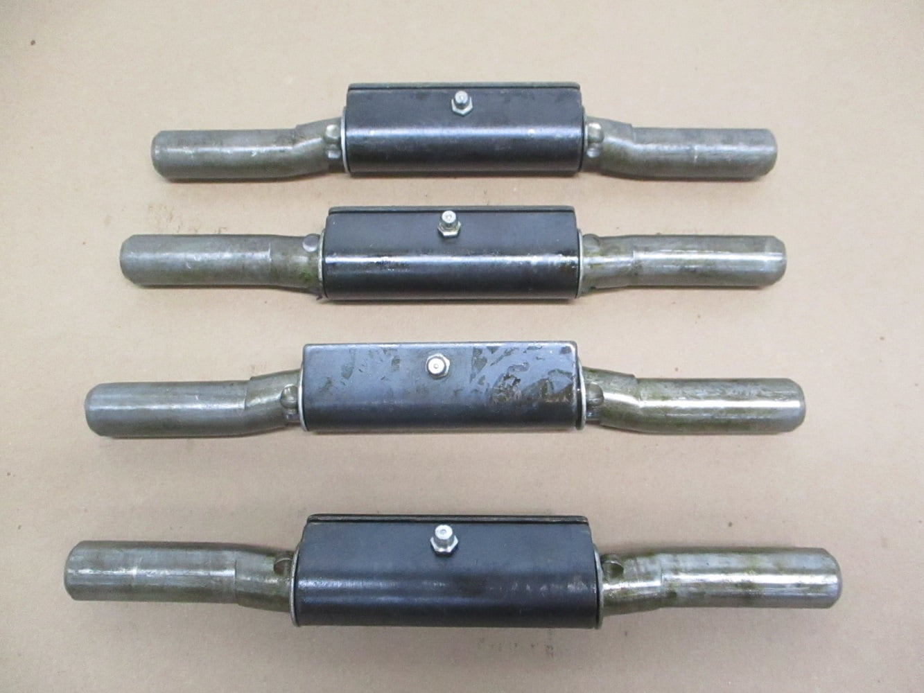 (4) Trailer Ramp Door Hinges / Weld On / 1" x 10" / Grease Fitting / 9 ...