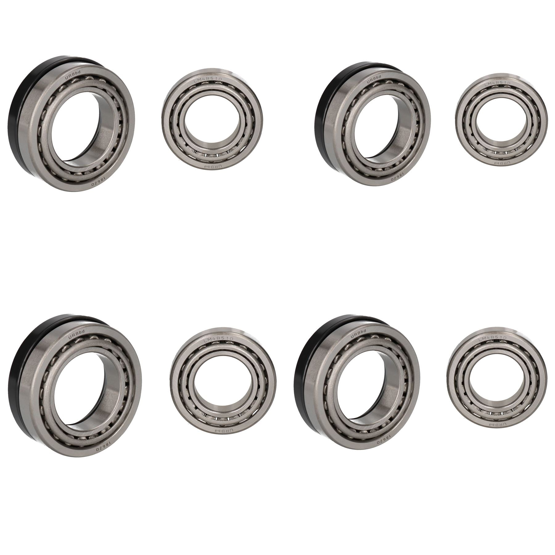 4 Trailer Taper Roller Bearing Kits For Drums 250 x 40 Indespension Ref ...