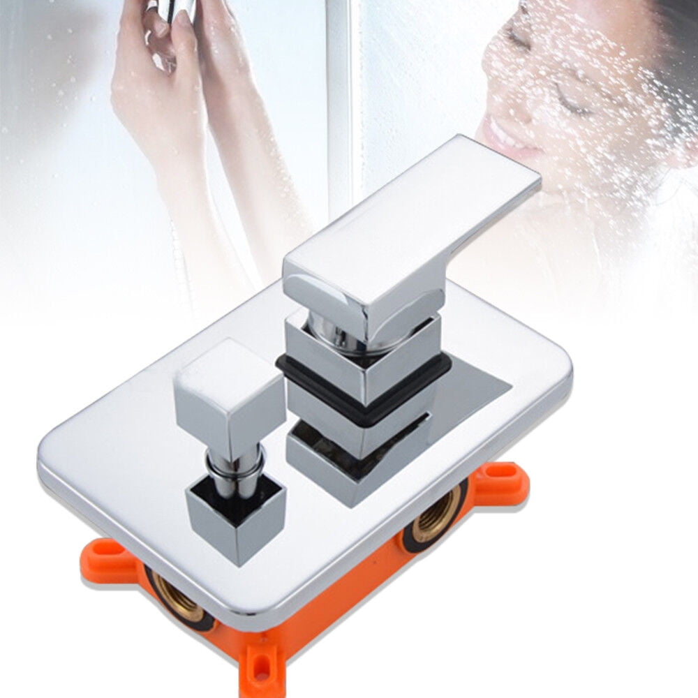 4 Tube 2 Way Dual Function Shower Embedded Valve Body Mixing Diverter ...