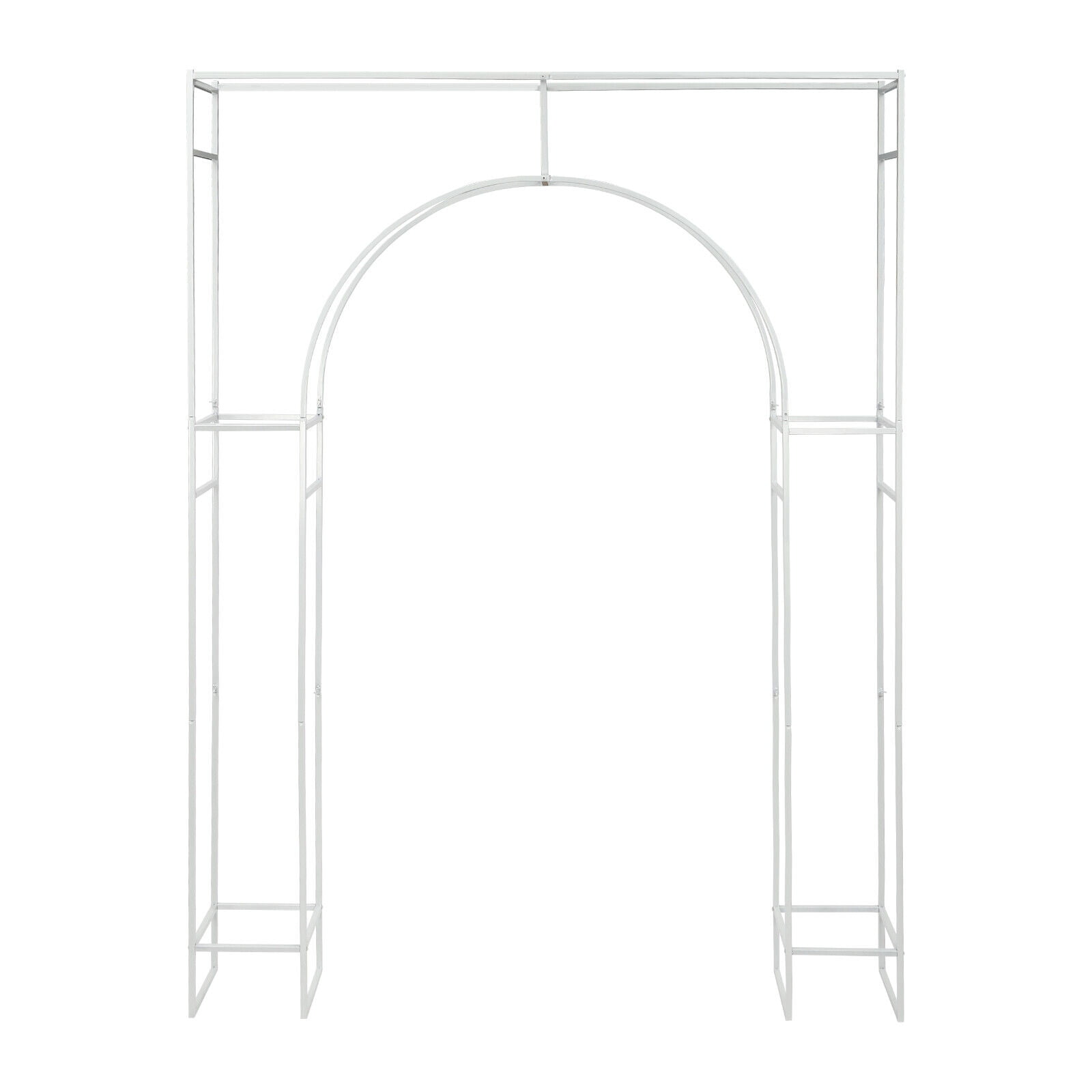4 Tube Arch and Square Stand Combo, 2.4M Decorative Wedding Arch ...