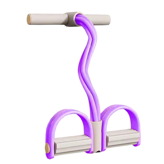 4-Tube Resistance Band Pedal Puller with Handles, Elastic Sit-Up ...