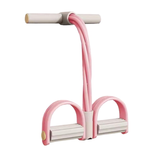 4-Tube Resistance Band Pedal Puller with Handles, Elastic Sit-Up ...
