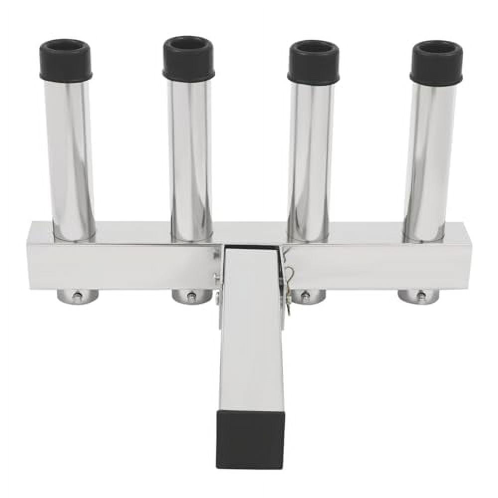 4 Tubes Fishing Rod Holder Bracket, Stainless Steel Fishing Rod Holder ...