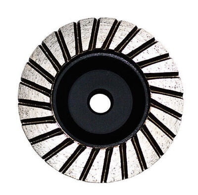 4" Turbo Cup Wheel, Curved (Coarse) - Walmart.com