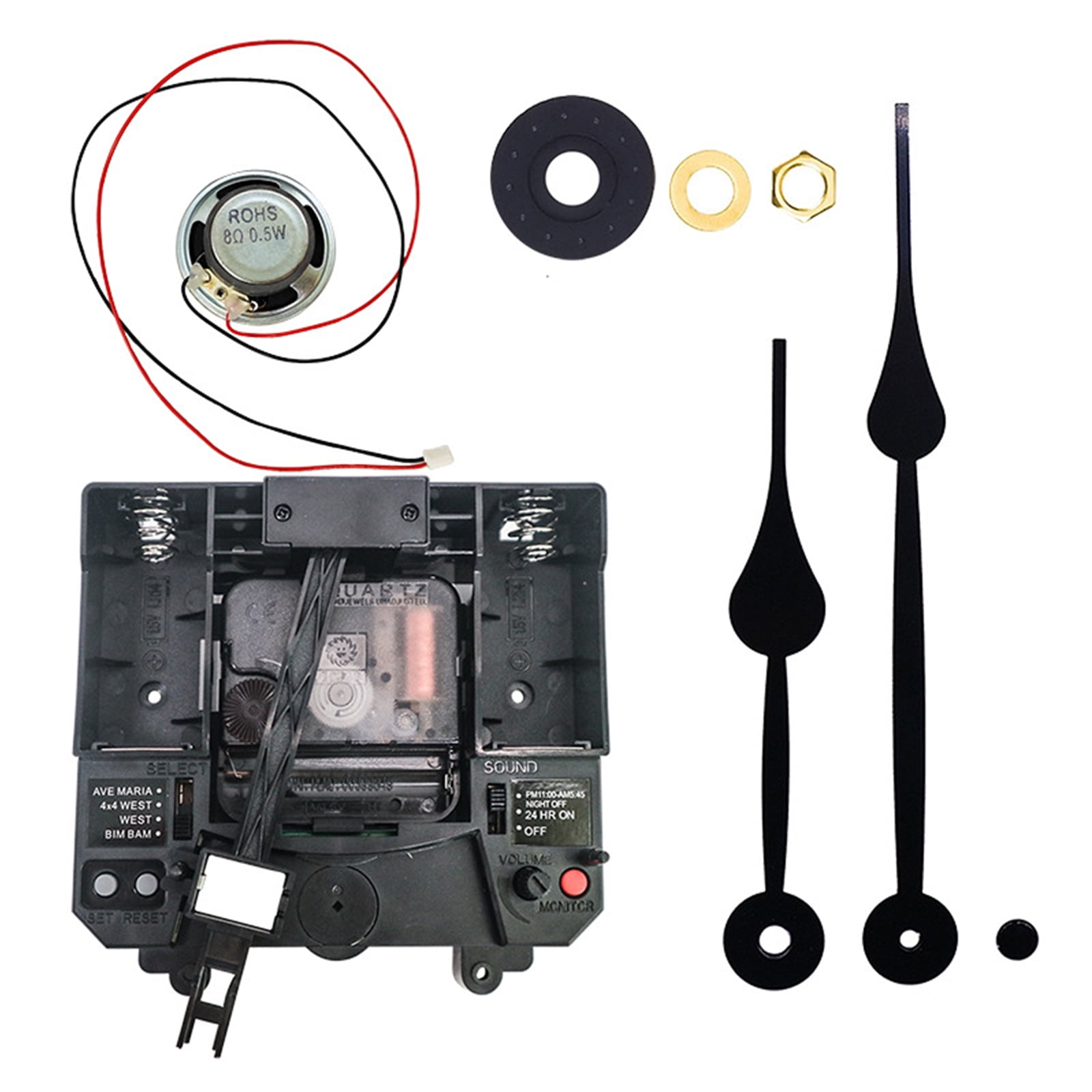 DIY Music Chime Box Clocks Swing Mechanism Replacement Kits with 4 ...