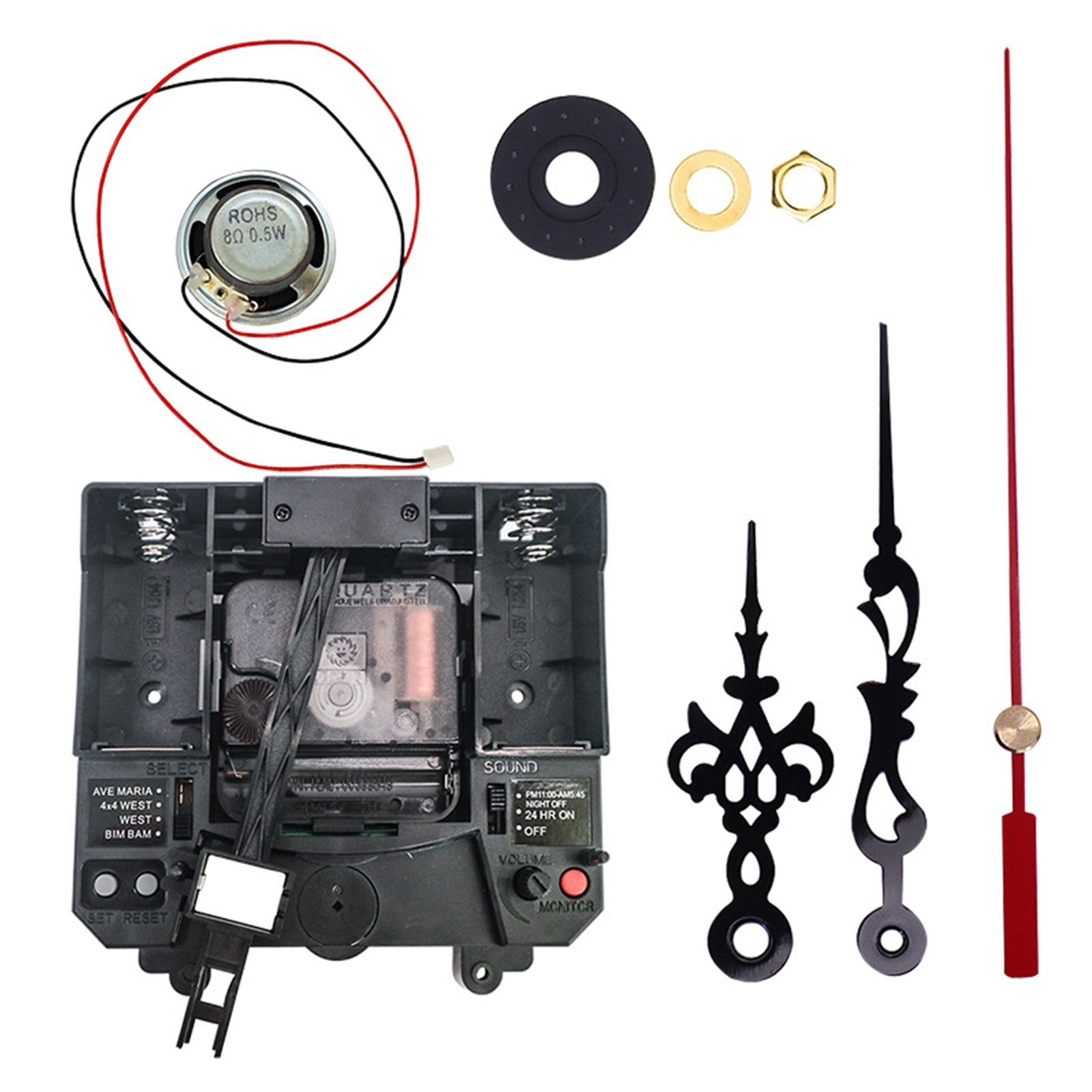 4 Types of Music Chime Box Clocks Movement Swing Mechanism DIY ...