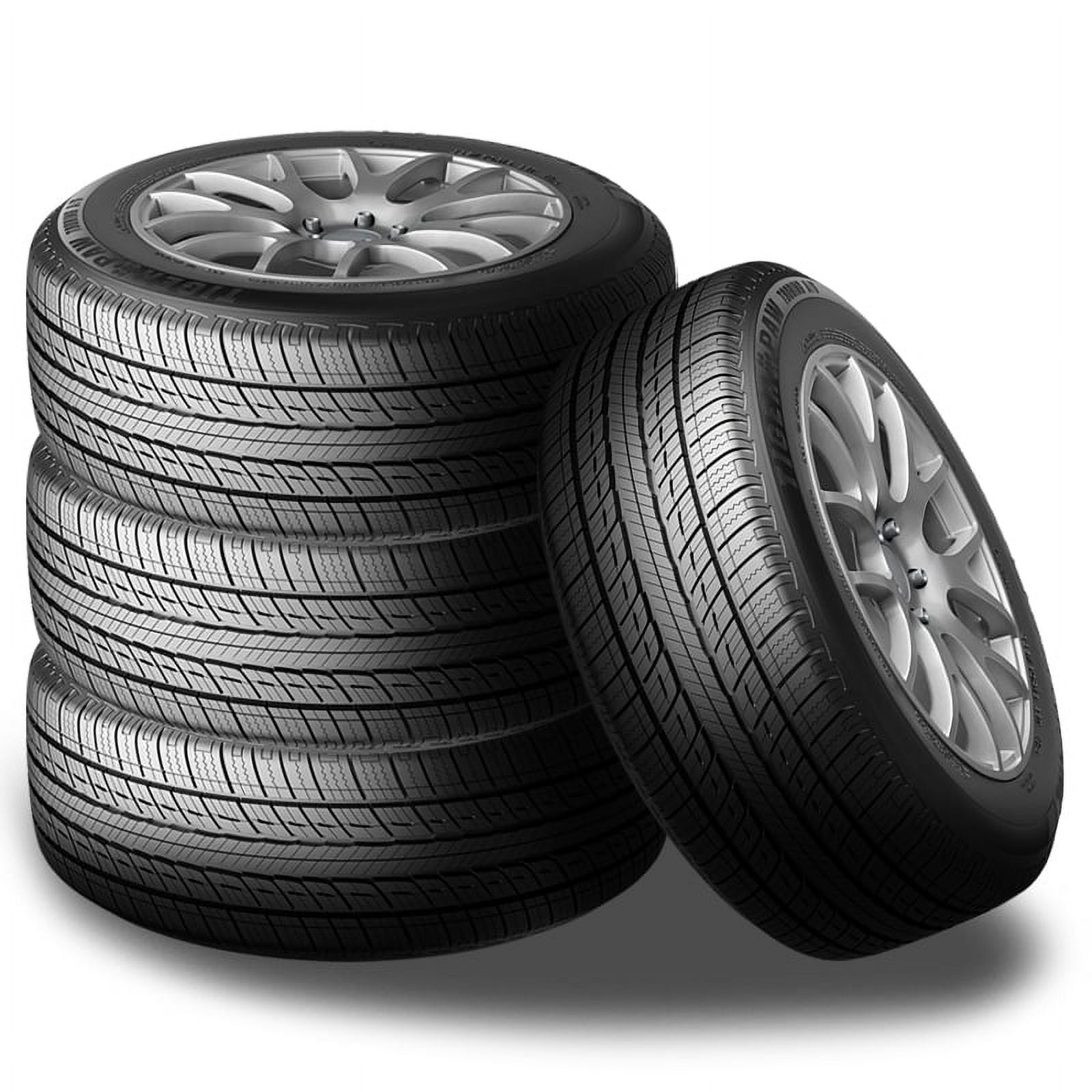 4 Uniroyal Tiger Paw Touring A/S 235/50R17 96V 600AA All Season 65K Mi Warranty UNI65326 / 235 ...