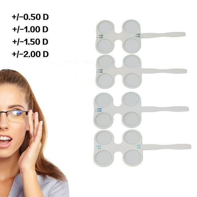 4 Units Optical Flipper Optometry Plastic Flip Trial Lens Plastic ...