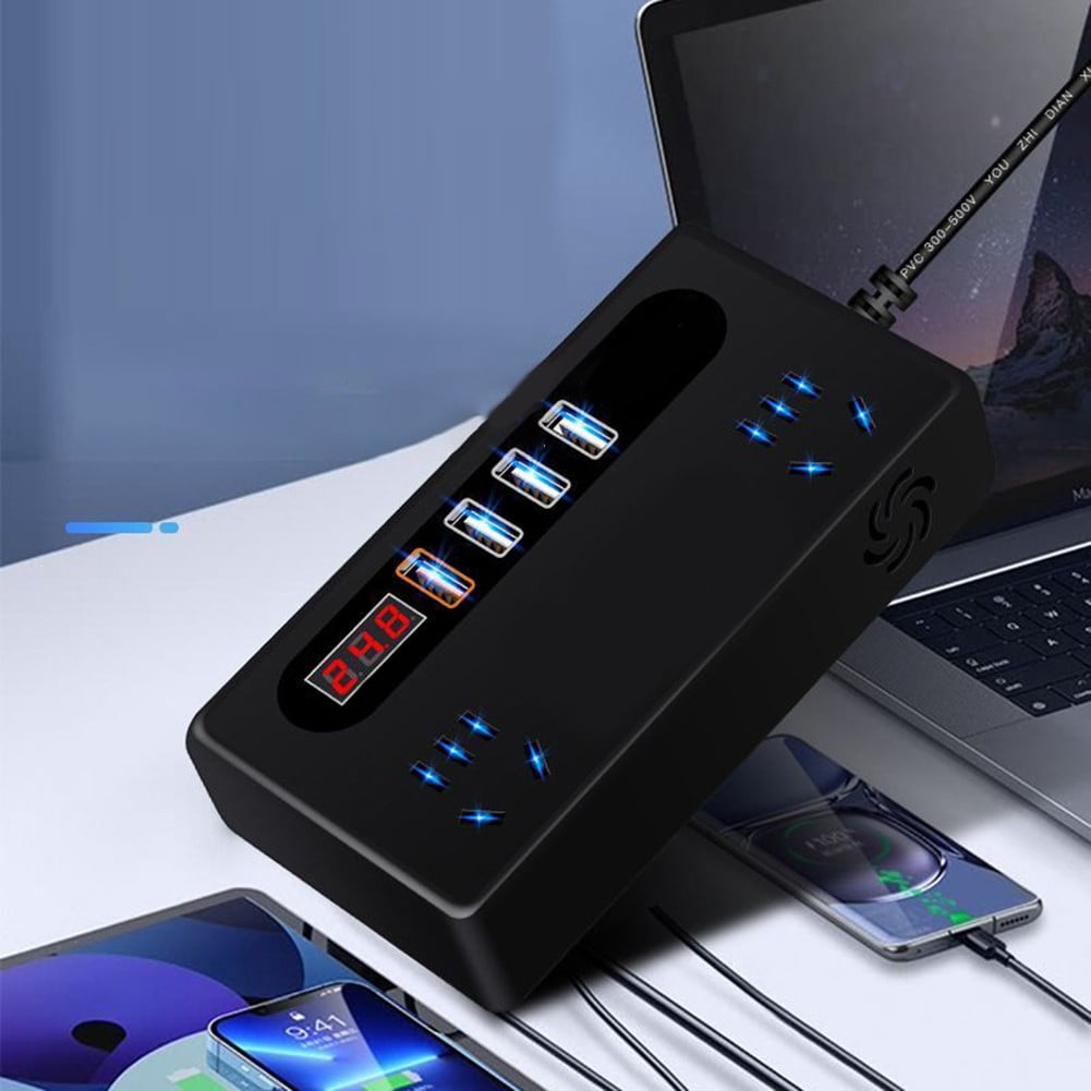 4 Usb Chargers 200W Power Adapter Dc 12V/24V To Dc 110V/220V Car ...