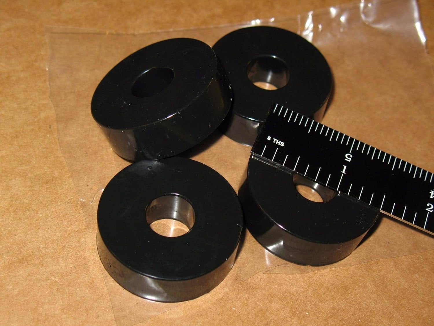 4 VIBRATION ISOLATION RING FEET 1.5" 38mm DIA .5"H PODS SORBOGEL ...