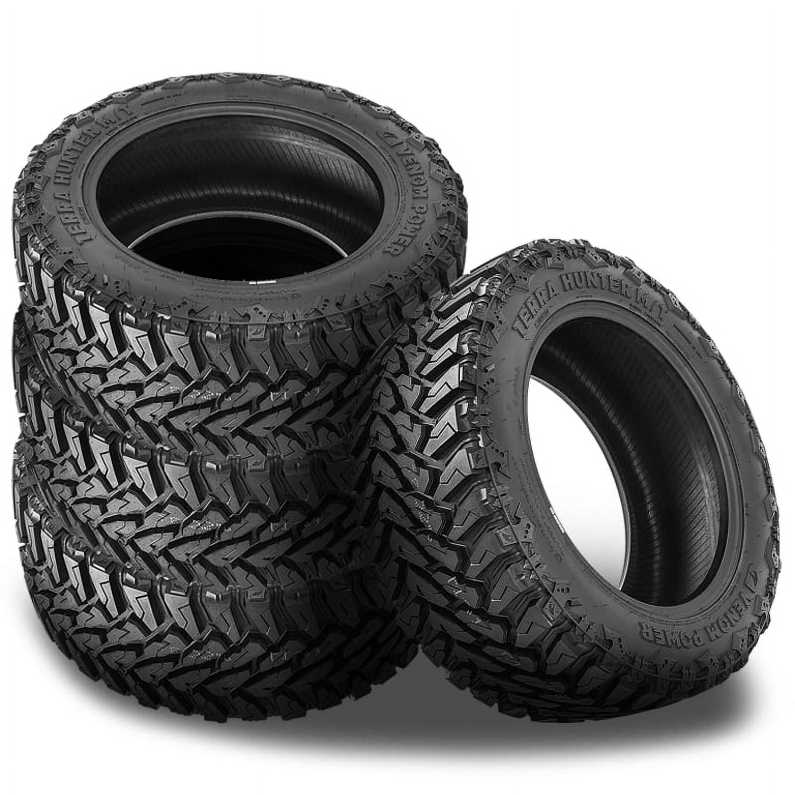 4 Venom Power Terra Hunter M/T 33x12.5x22 114Q Mud Tires [ Load F, 12 ...