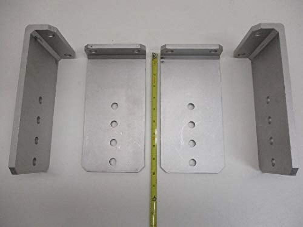 (4) Vertical Pontoon Boat Trailer Bunk Bolster L Brackets / 5" by 10 ...