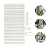 4" W 25 Ft Decorative PVC Line Set Cover Tubing Kit for Central Air ...