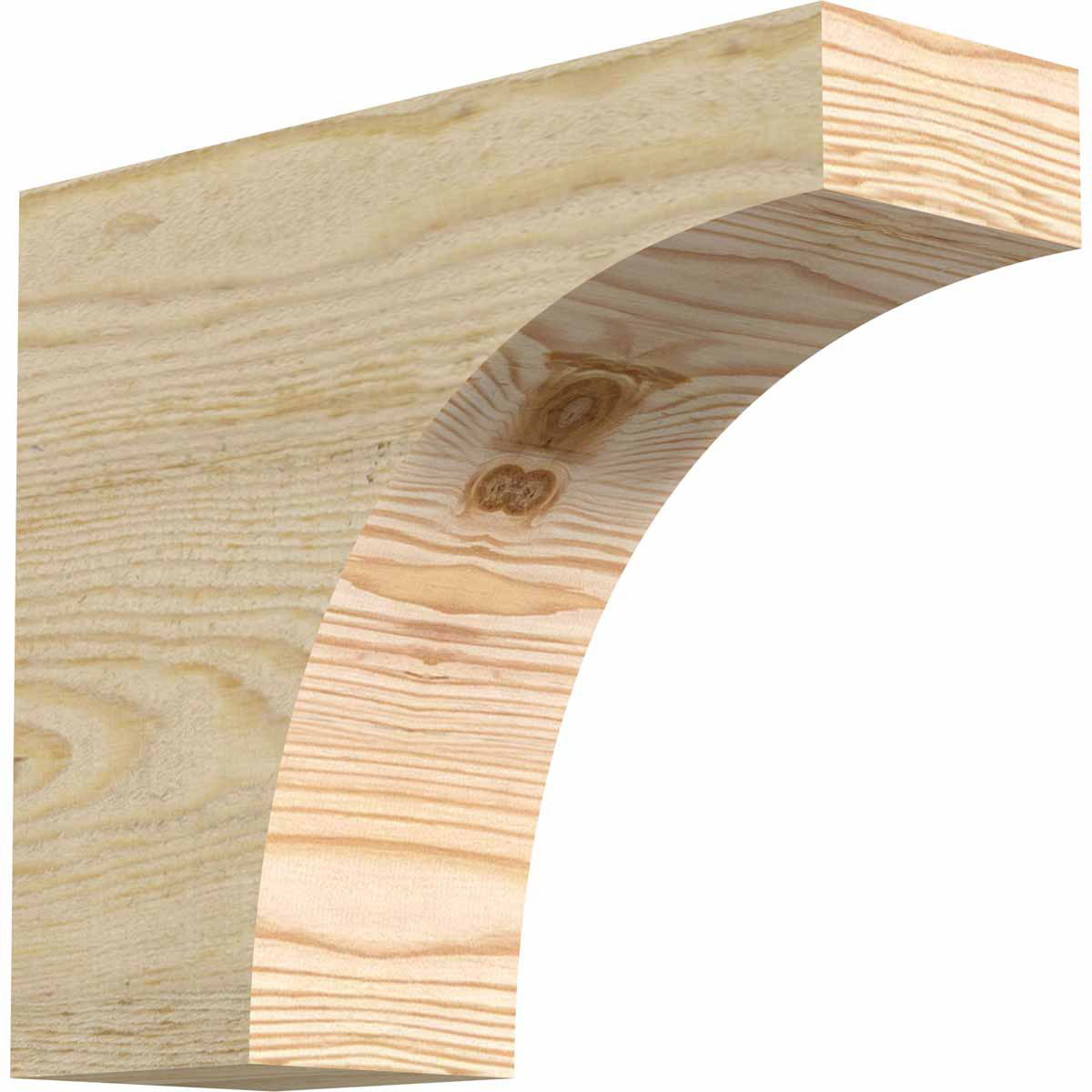 4"W x 10"H x 12"L Huntington Rough Sawn Rafter Tail, Douglas Fir ...