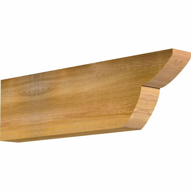 4"W x 10"H x 36"L Crestline Rough Sawn Rafter Tail, Western Red Cedar ...