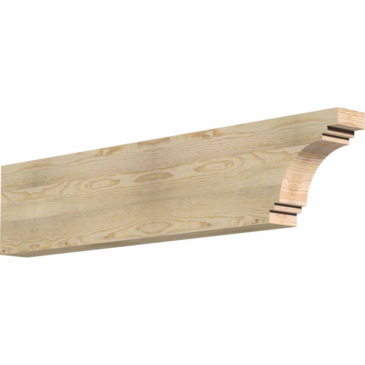 4"W x 10"H x 48"L Pescadero Rough Sawn Rafter Tail, Douglas Fir ...