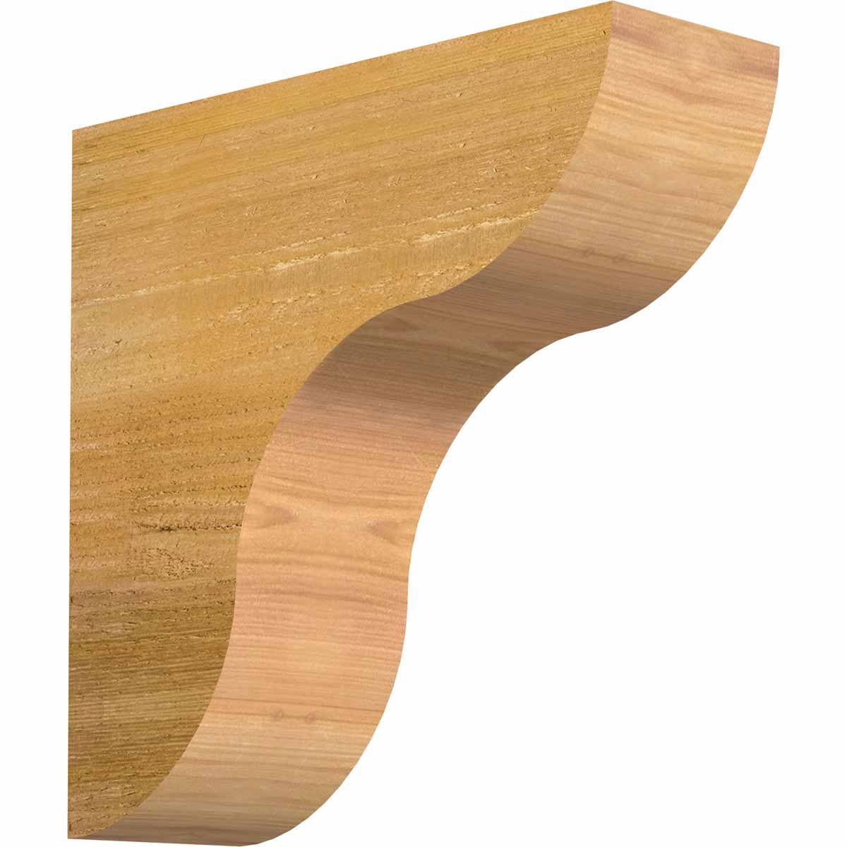 4"W x 12"H x 12"L Carmel Rough Sawn Rafter Tail, Western Red Cedar ...