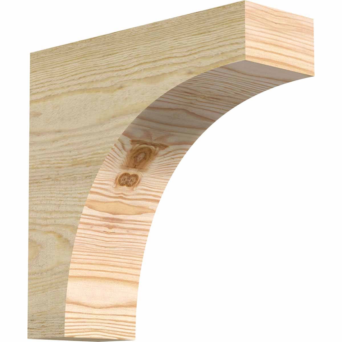 4"W x 12"H x 12"L Huntington Rough Sawn Rafter Tail, Douglas Fir ...
