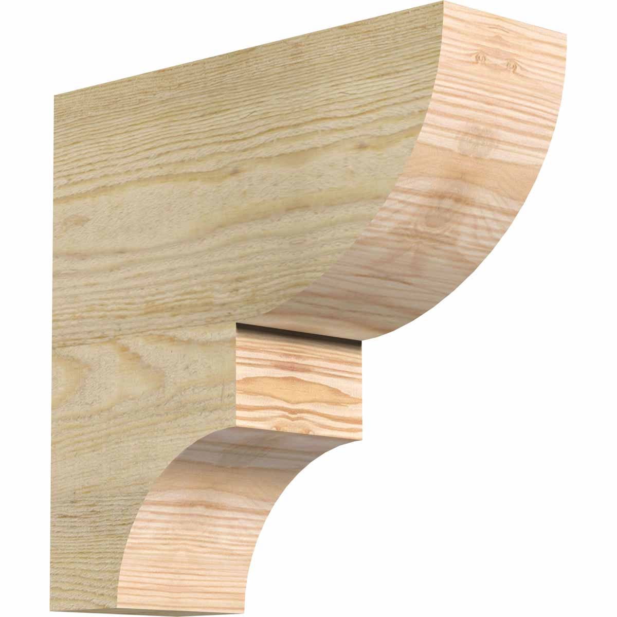 4"W x 12"H x 12"L Ridgewood Rough Sawn Rafter Tail, Douglas Fir ...