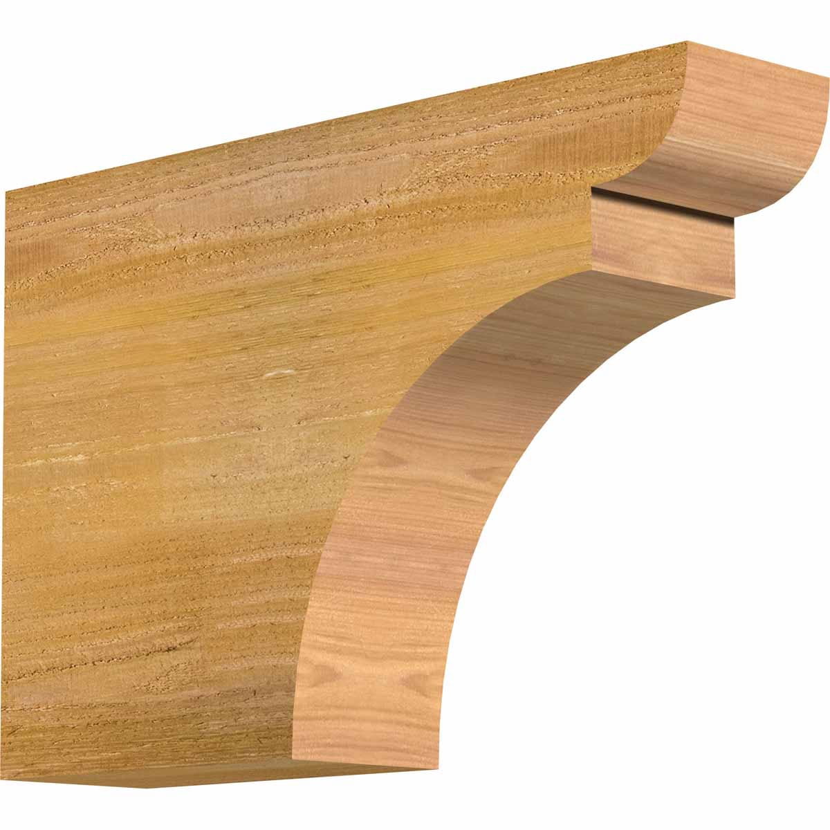 4"W x 12"H x 18"L Yorktown Rough Sawn Rafter Tail, Western Red Cedar ...