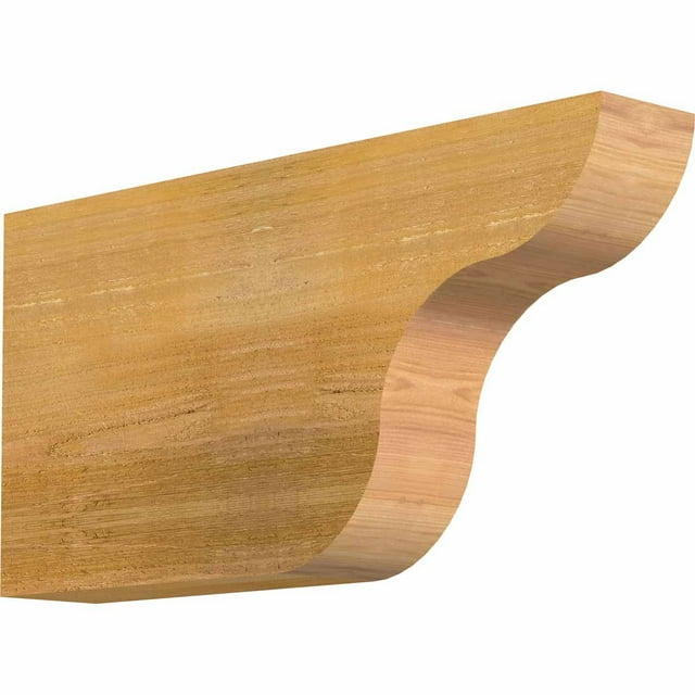 4"W x 12"H x 24"L Carmel Rough Sawn Rafter Tail, Western Red Cedar ...