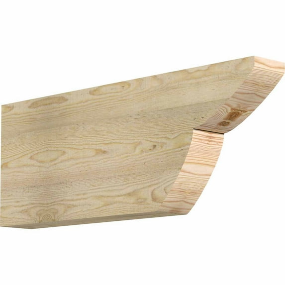4"W x 12"H x 32"L Crestline Rough Sawn Rafter Tail, Douglas Fir ...