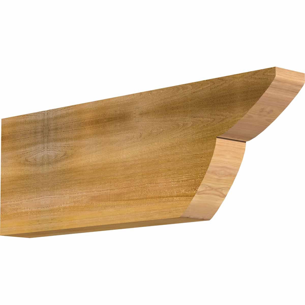 4"W x 12"H x 36"L Crestline Rough Sawn Rafter Tail, Western Red Cedar ...