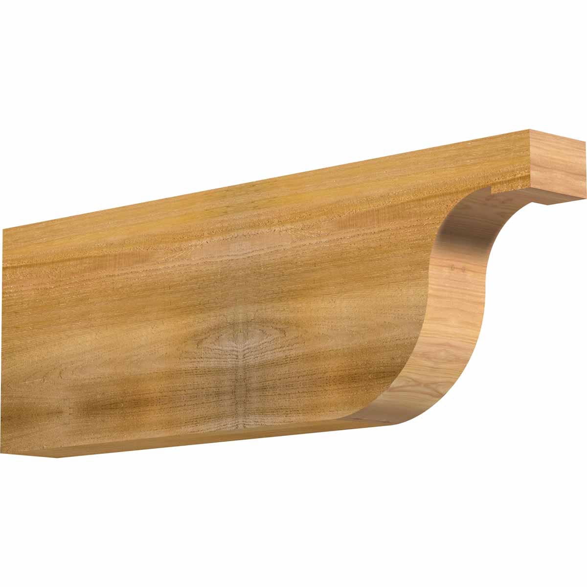 4"W x 12"H x 36"L Del Monte Rough Sawn Rafter Tail, Western Red Cedar ...