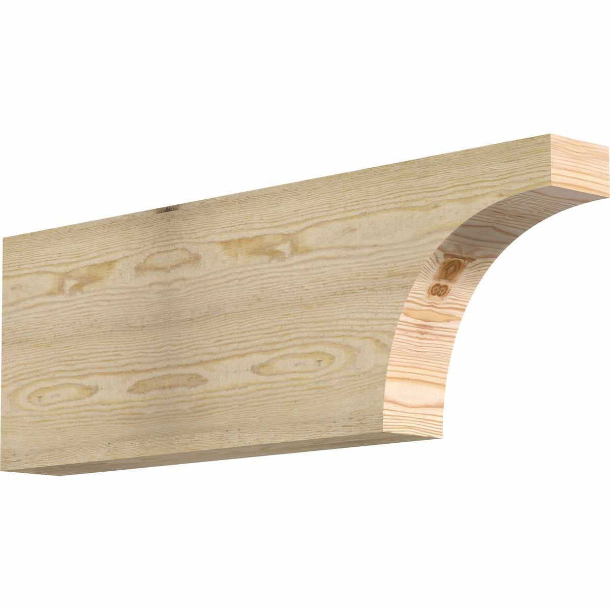 4"W x 12"H x 36"L Huntington Rough Sawn Rafter Tail, Douglas Fir ...