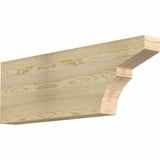 4"W x 12"H x 36"L Monterey Rough Sawn Rafter Tail, Douglas Fir ...
