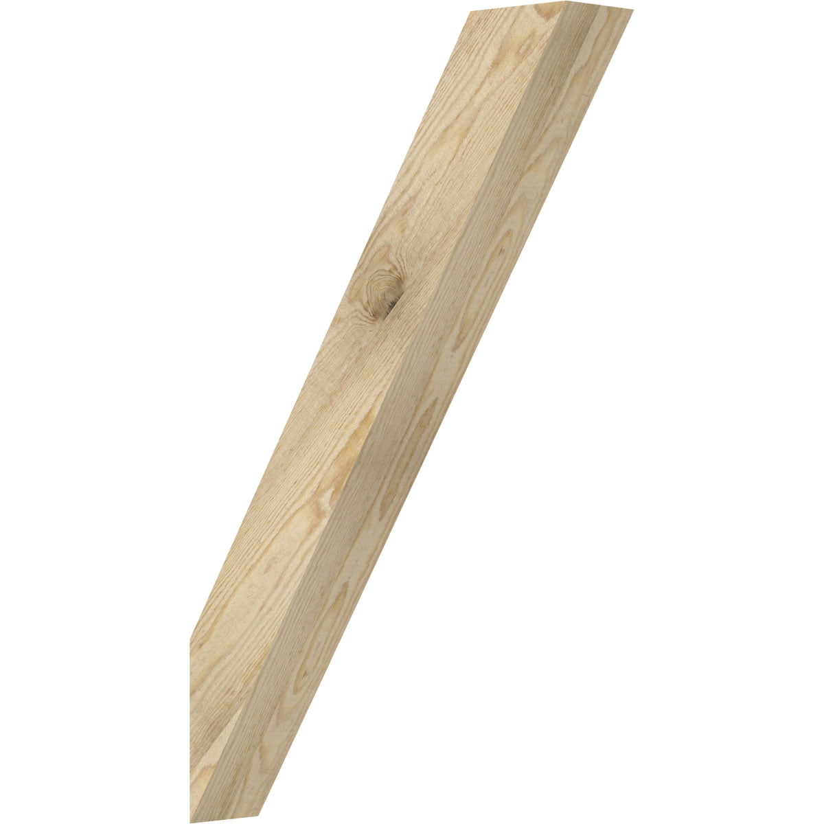4"W x 20"D x 32"H Traditional Rough Sawn Knee Brace, Douglas Fir ...