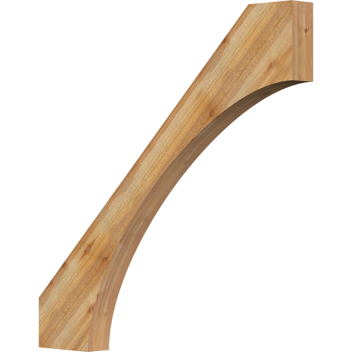 4"W x 44"D x 44"H Westlake Rough Sawn Knee Brace, Western Red Cedar ...