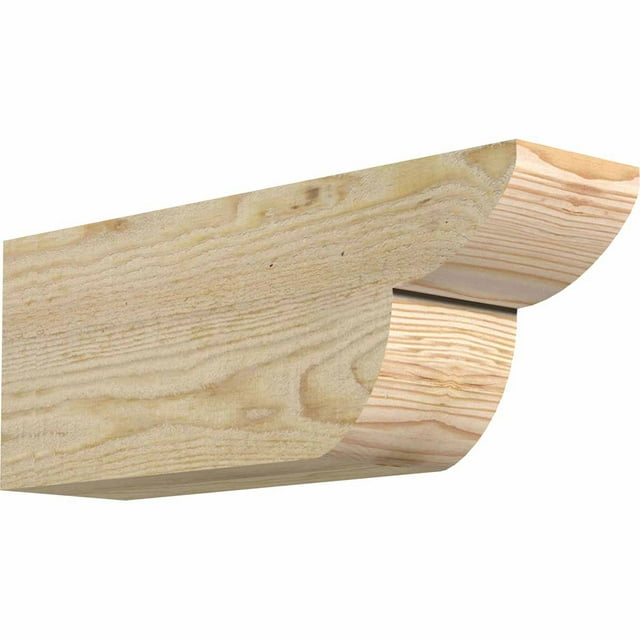 4"W x 6"H x 16"L Crestline Rough Sawn Rafter Tail, Douglas Fir ...