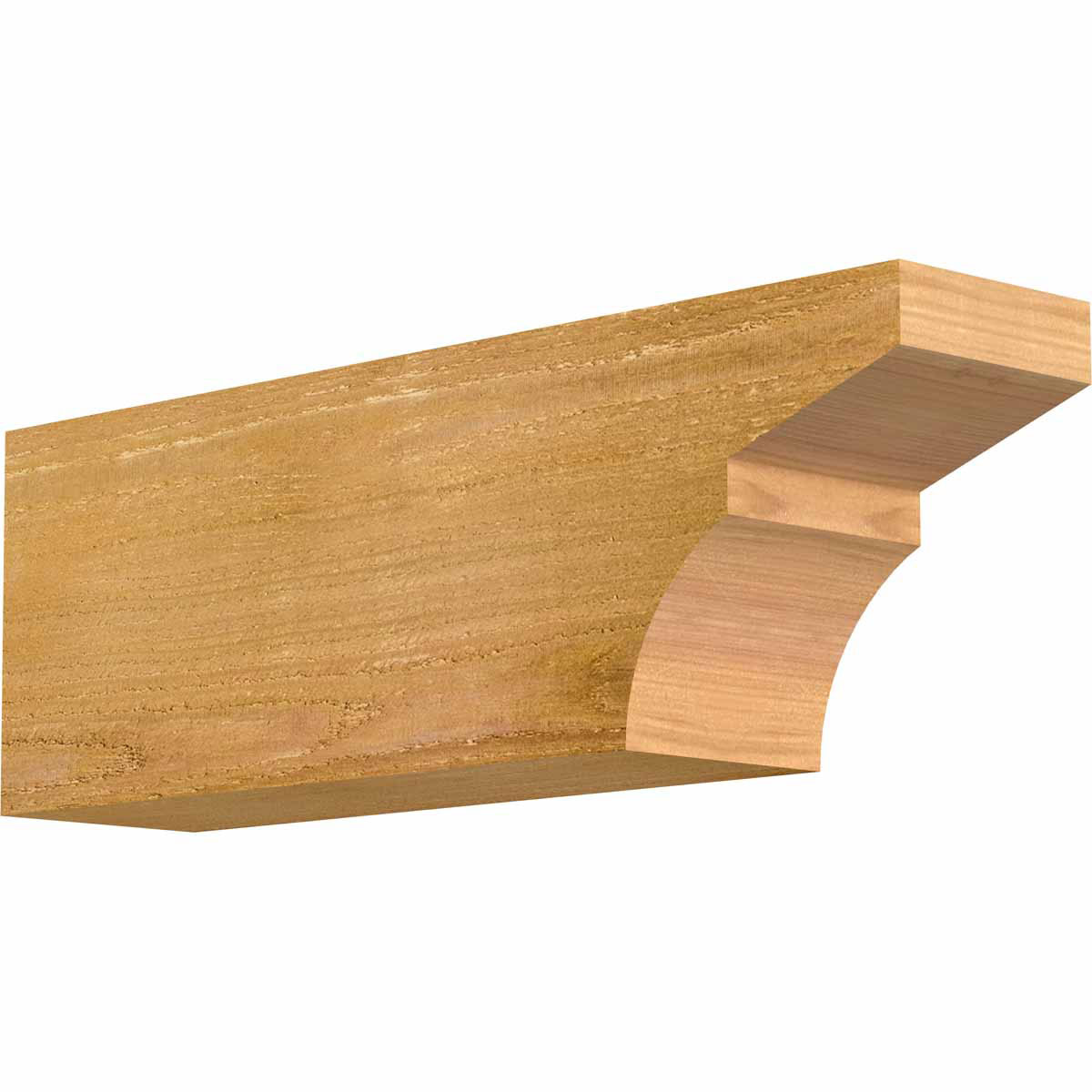 4"W x 6"H x 18"L Monterey Rough Sawn Rafter Tail, Western Red Cedar ...