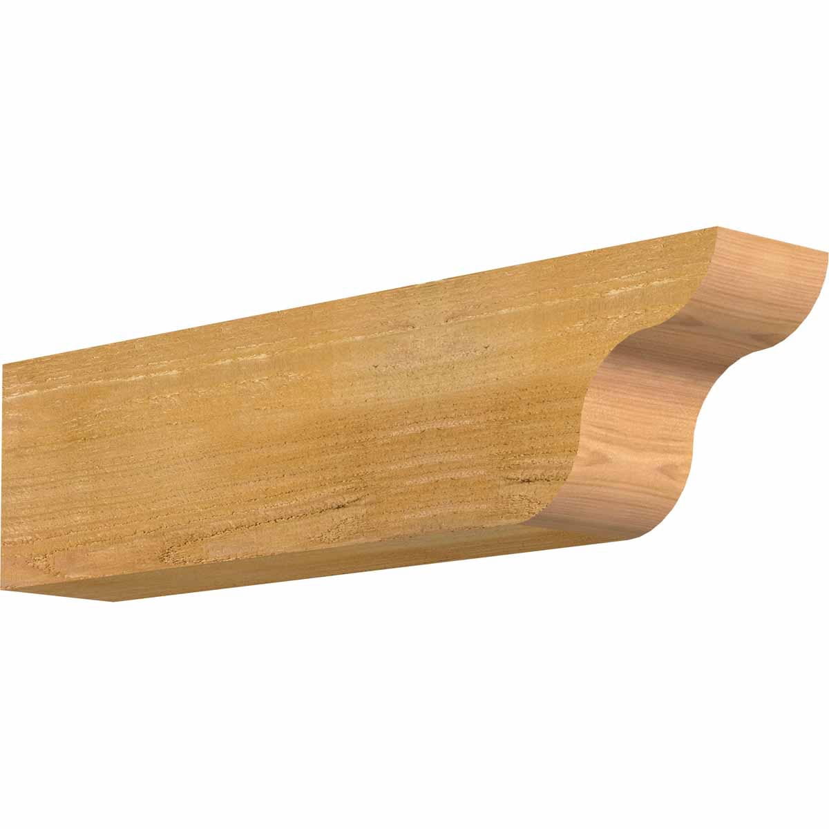4"W x 6"H x 24"L Carmel Rough Sawn Rafter Tail, Western Red Cedar ...