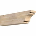 4"W x 6"H x 24"L Mediterranean Rough Sawn Rafter Tail, Douglas Fir ...