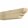 4"W x 6"H x 24"L Ridgewood Rough Sawn Rafter Tail, Douglas Fir ...