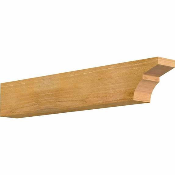4"W x 6"H x 36"L Monterey Rough Sawn Rafter Tail, Western Red Cedar ...