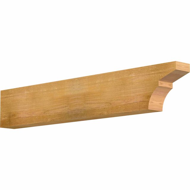 4"W x 8"H x 48"L Monterey Rough Sawn Rafter Tail, Western Red Cedar ...